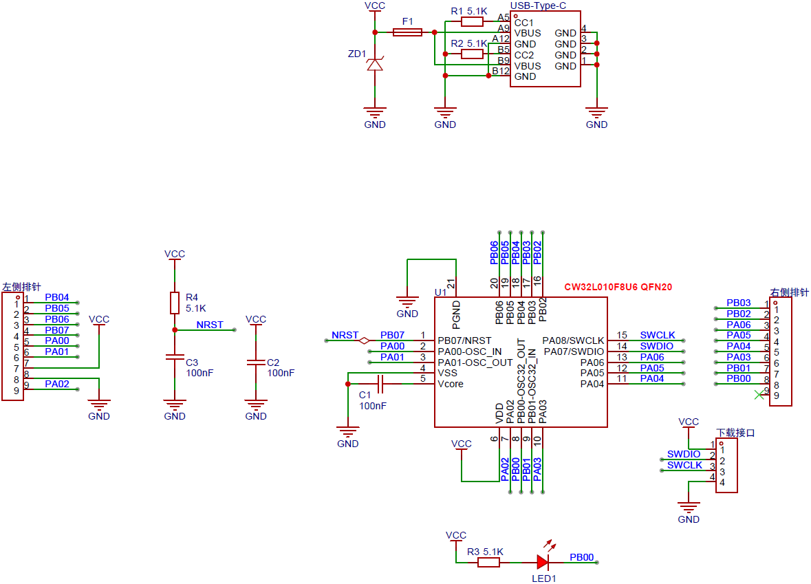 【CW32L010 Mini Board 测评】简介、点灯